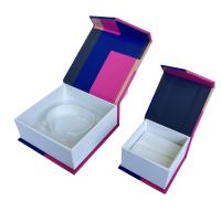 China Geometric Pattern Magnetic Closure Jewelry Box Small Cardboard Ring Boxes For Girls for sale