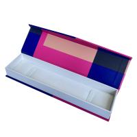 China Geometric Pattern Magnetic Closure Jewelry Box Small Cardboard Ring Boxes For Girls for sale
