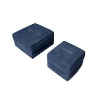 China Pale Blue Luxury Jewelry Packaging Boxes Decorative Necklace Bracelet Earring Gift Box for sale