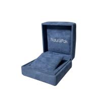 China Pale Blue Luxury Jewelry Packaging Boxes Decorative Necklace Bracelet Earring Gift Box for sale
