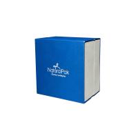 China Sapphire Blue Plastic Luxury Watch Packaging Box Jewelry Box For Necklaces And Earrings for sale