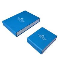 China Double Color Touch Paper Cardboard Decorative Boxes With Magnetic Closure for sale