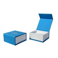 China Double Color Touch Paper Cardboard Decorative Boxes With Magnetic Closure for sale