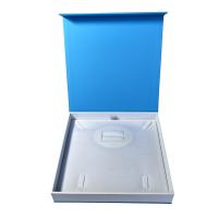 China Double Color Touch Paper Cardboard Decorative Boxes With Magnetic Closure for sale