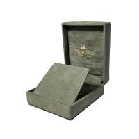 China Peagreen Soft Sponge Suede Jewelry Box Customized Velvet Pendant Box for sale