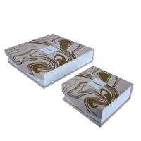 China ROHS Magnetic Closure Jewelry Box Artistic Printed Foldable Packaging Box for sale