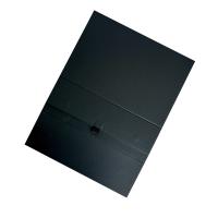 China Black Folding Packaging Gift Box Custom Foldable Box 245*160*73mm for sale