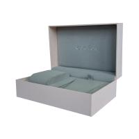 China Double Slot Wrist Watch Packaging Boxes Plastic Partial Hard Gift Box For Lover for sale