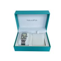 China Multi Function Turquoise Wrist Watch Packaging Boxes For Couple for sale