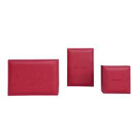 China Square Two Piece Cardboard Box Vintage Style Red Coin Box With Cream Inner for sale