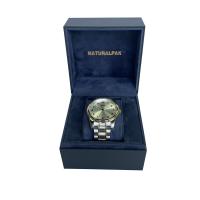 China 92*92*75mm Square Clamshell Wrist Watch Packaging Boxes With Pillow for sale