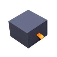 China Cardboard Fancy Paper Gifts Packing Boxes Contrast Color Sliding Drawer Gift Box for sale