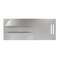 China Silver Grey Luxury Folding Gift Boxes Oem Small Cardboard Gift Box With Long Strip for sale