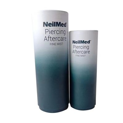 China Health Care Cardboard Cylinder Tubes CMYK Matte Laminated Paper Round Box for sale