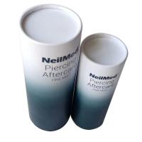 China Health Care Cardboard Cylinder Tubes CMYK Matte Laminated Paper Round Box for sale