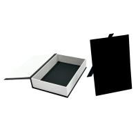 China Square Corner Luxury Earring Gift Box Literature Style Foldable Magnetic Gift Box for sale