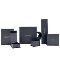 China Black Clamshell Magnetic Closure Jewelry Box Custom Size Cardboard Wallet Boxes for sale