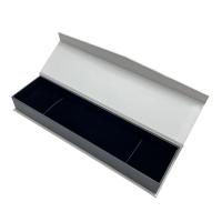 China Contrast Color Wrapover Paper Cardboard Box Magnet Closure Wallet Packaging Boxes for sale
