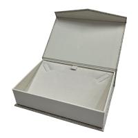 China Magnetic Matt Lamination Folding Paper Gift Box With Glossy Black UV Coating Logo for sale