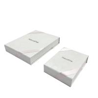 China Pink Magnetic Closure Jewelry Box Wrapover Cardboard Box With Magnetic Closure for sale