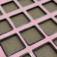 China Packaging Cardboard Cosmetic Box Covered Glossy Lamination Empty Eyeshadow Palette for sale