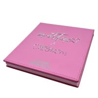 China Packaging Cardboard Cosmetic Box Covered Glossy Lamination Empty Eyeshadow Palette for sale