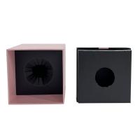 China Hot Stamping Logo Gifts Packing Boxes Pink Black Perfume Collection Box for sale