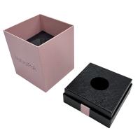 China Hot Stamping Logo Gifts Packing Boxes Pink Black Perfume Collection Box for sale