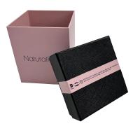 China Hot Stamping Logo Gifts Packing Boxes Pink Black Perfume Collection Box for sale