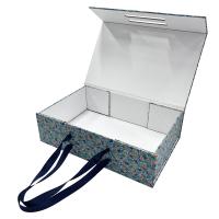 China Cardboard Folding Gifts Packing Boxes With Flower Pattern for sale
