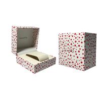 China Polka Dot Wrist Watch Packaging Boxes Two Piece Lift Off Cardboard Gift Packaging for sale