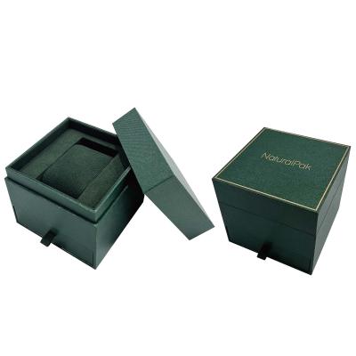 China Rectangle Cardboard Custom Watch Box Packaging Rigid for sale