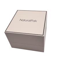 China Pink ODM Custom Watch Packaging Box With Black Frame for sale