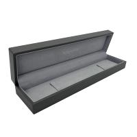 China Black PU Luxury Jewelry Packaging Boxes for sale