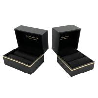 China Gold Pattern Luxury Jewelry Packaging Boxes Wrapped By Special Paper for sale