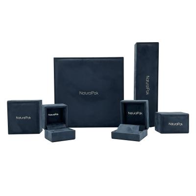 China High End Velvet Luxury Jewelry Packaging Boxes For Watch Gift for sale