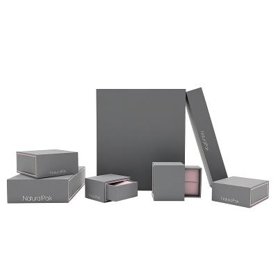 China Heavy Sleeve Paper velvet Jewelry Packaging Box For Watch Gift for sale