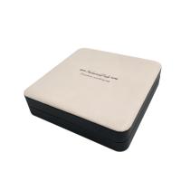 China WOOD PU SUEDETTE Round Corner Jewelry Packaging Box For Ring Pendant for sale