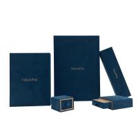China High End Suede Drawer Jewelry Packing Box For Ring Earring Pendant Bangle Bracelet for sale