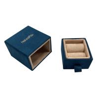 China High End Suede Drawer Jewelry Packing Box For Ring Earring Pendant Bangle Bracelet for sale