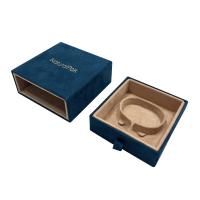 China High End Suede Drawer Jewelry Packing Box For Ring Earring Pendant Bangle Bracelet for sale