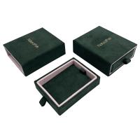 China 2C Suede Drawer Jewelry Box Packaging For Ring Earring Pendant Bangle Bracelet for sale