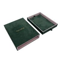 China 2C Suede Drawer Jewelry Box Packaging For Ring Earring Pendant Bangle Bracelet for sale