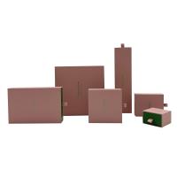 China Customized Logo Luxury Jewelry Packaging Boxes with Ribbon Handle for sale