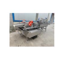 China Broccoli Cauliflower Washing Cutting IQF Machine Pepper Kale Washing Processing Line Okra Blanching Machine Green 2020 Provided for sale