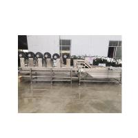 China Broccoli Cauliflower Washing Cutting IQF Machine Pepper Kale Washing Processing Line Okra Blanching Machine Green 2020 Provided for sale