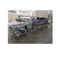 China Automatic With Cooling System Vegetable Lettuce Cassava Yam Banana Potato Chips Fries Steam Conveyor Hot Water Blanching Machine for sale