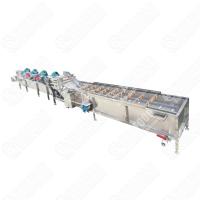 China Farm Vegetable Washing Line Vegetable Full Production Line Vegetable And Fruit Washing Line for sale