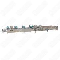 China Commercial Leafy Vegetables Washing Equipment Cleaner Machine For Fruit And Vegetables Vegetable Washing And Air Drying Machine for sale