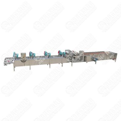 China Industrial Vegetable And Fruit Washing Production Line Fruit Drying Washing Production Line Potato Cleaning Drying Machine for sale